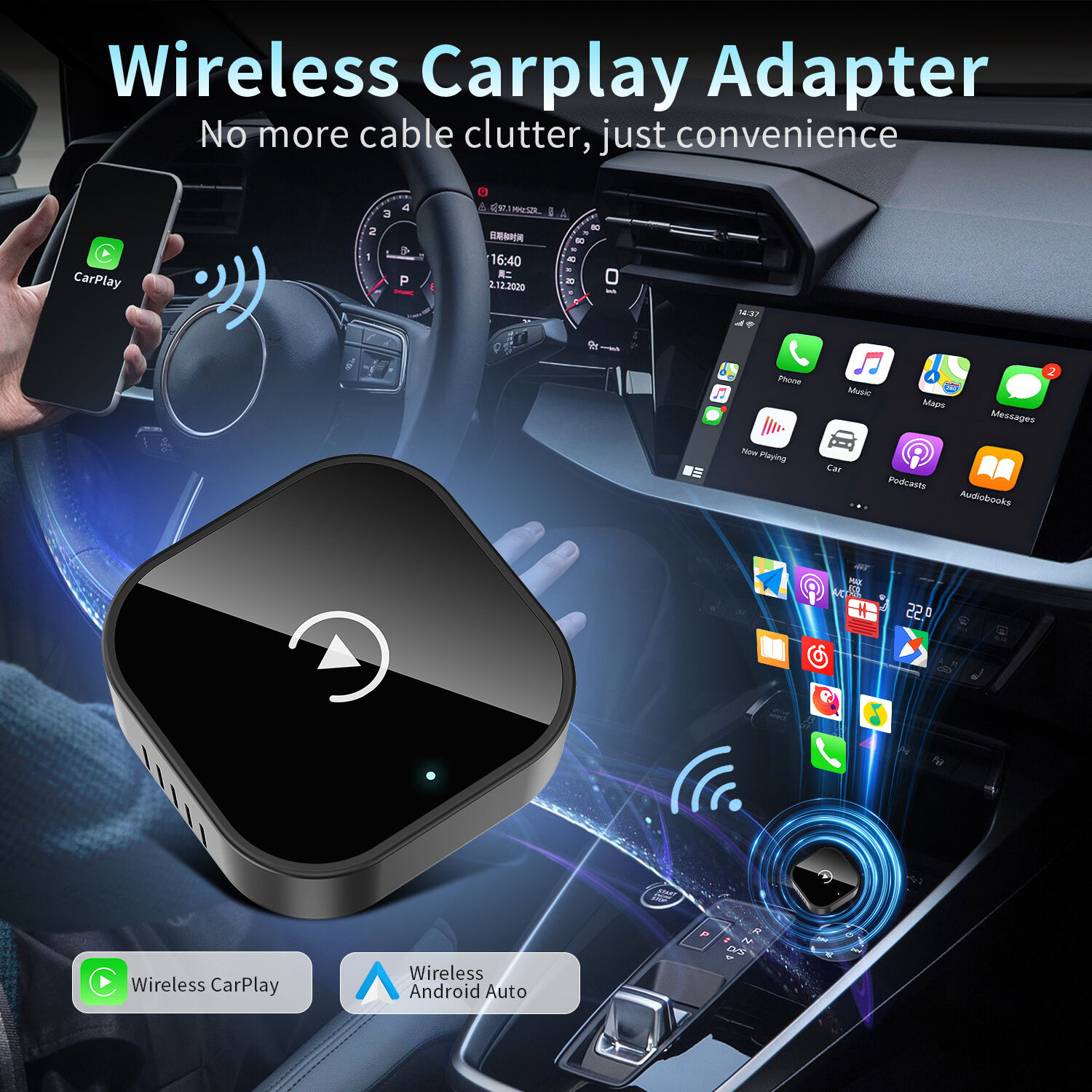 Mini Carplaykits Wireless Carplay Adapter For Apple, Mini Edition ...