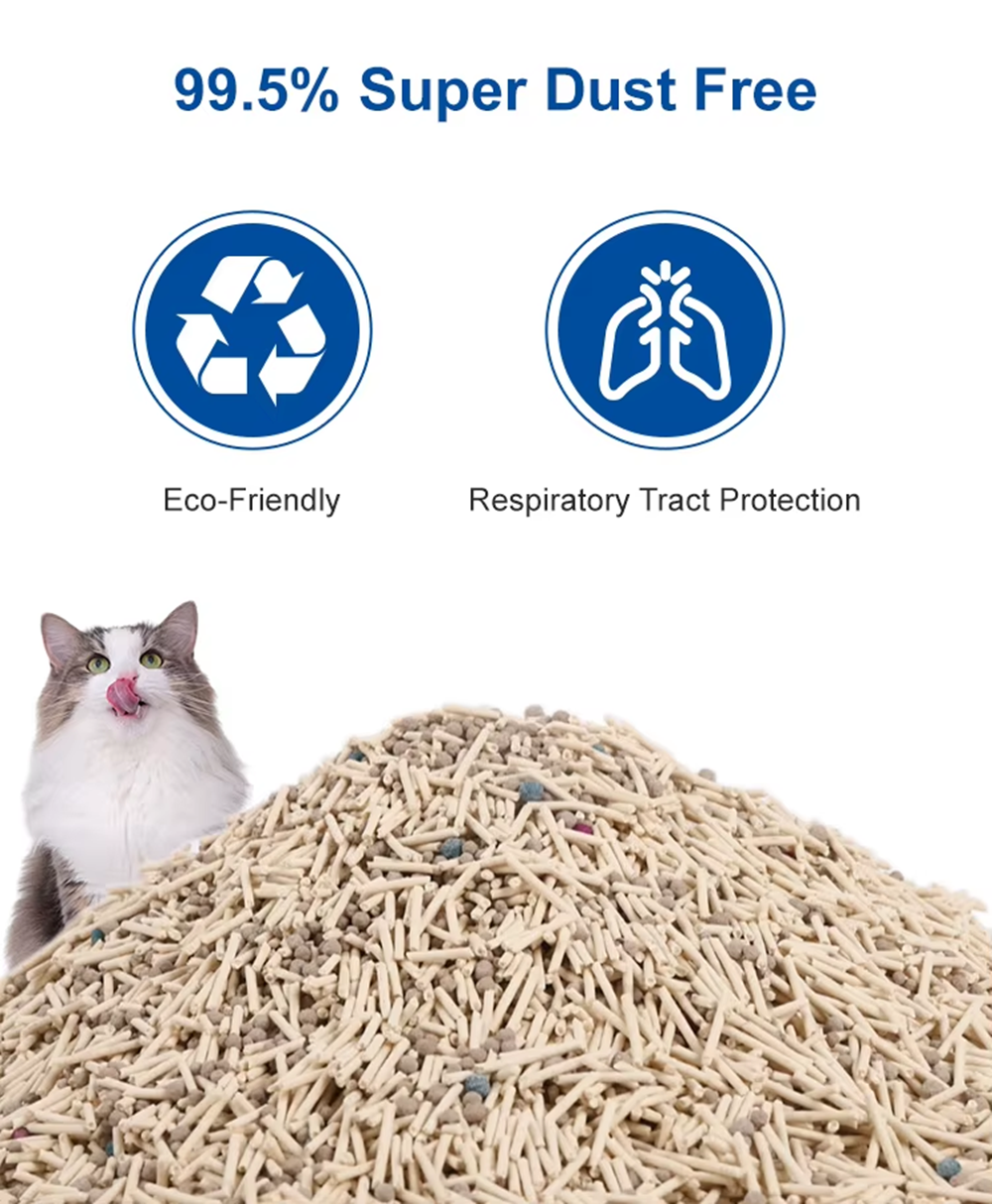 Kairuisipet 3-in-1 Mix Cat Litter 70% Tofu Cat Litter With 30% ...