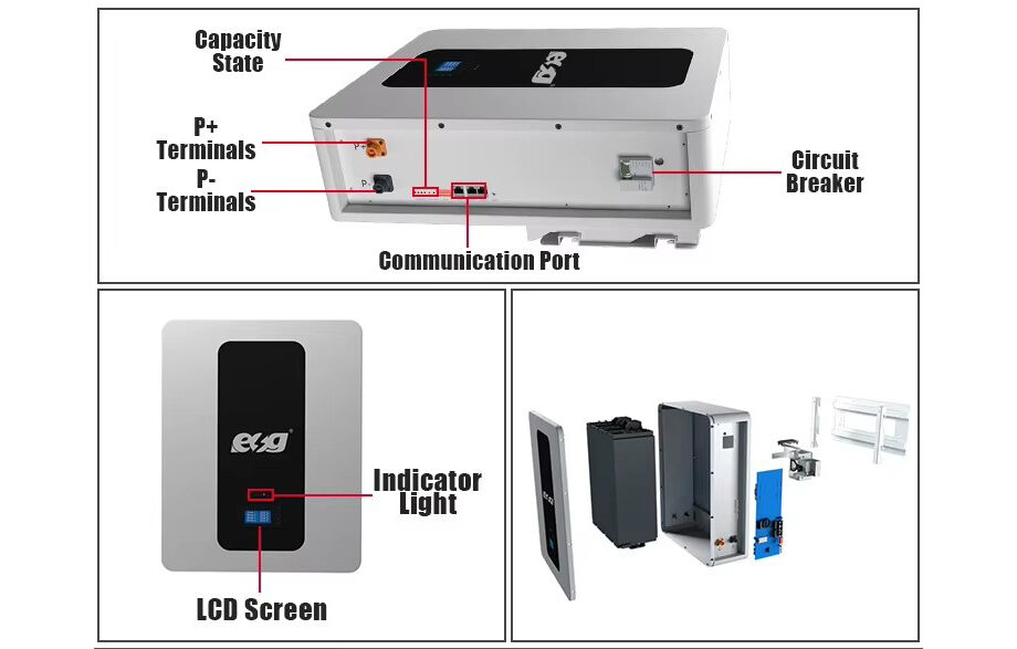 Esg 5 Years Warranty Solar New Energy Storage Phosphate 5kwh 10kwh ...