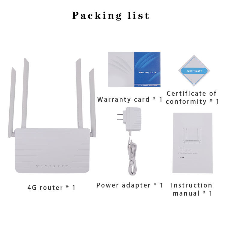 4g Wireless Router Sim Card Eca200 Lte Cpe 4g Router Cpe 300mbps Built ...