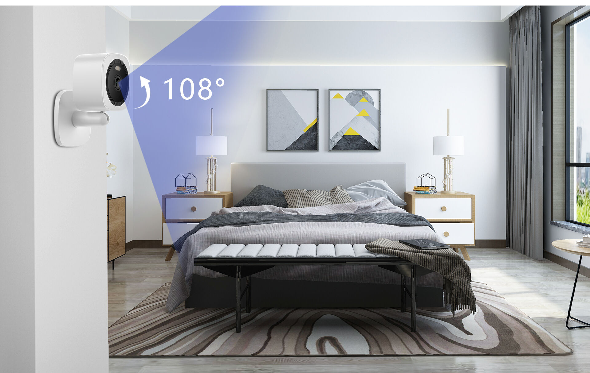 Manufacturer Smart Ip Security Wifi Fixed Camera With Full Color Night ...