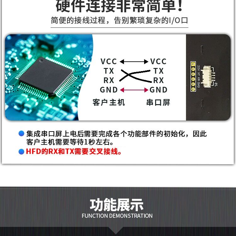 Hmi Display 4.3inch 480x272 Ips Tft Lcd Hmi Module With Uart/rs232 ...