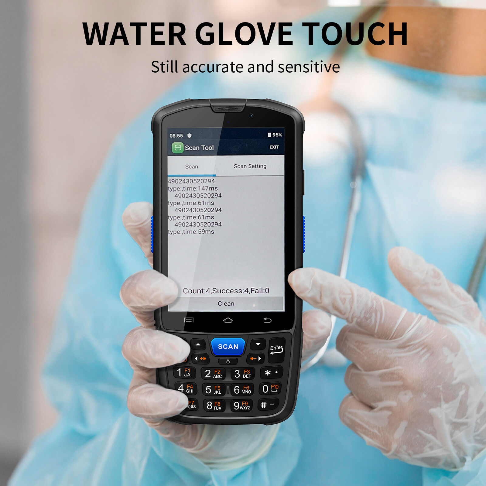 Ta13 Android Handheld 5000mah Data Collector Express Scan Code ...