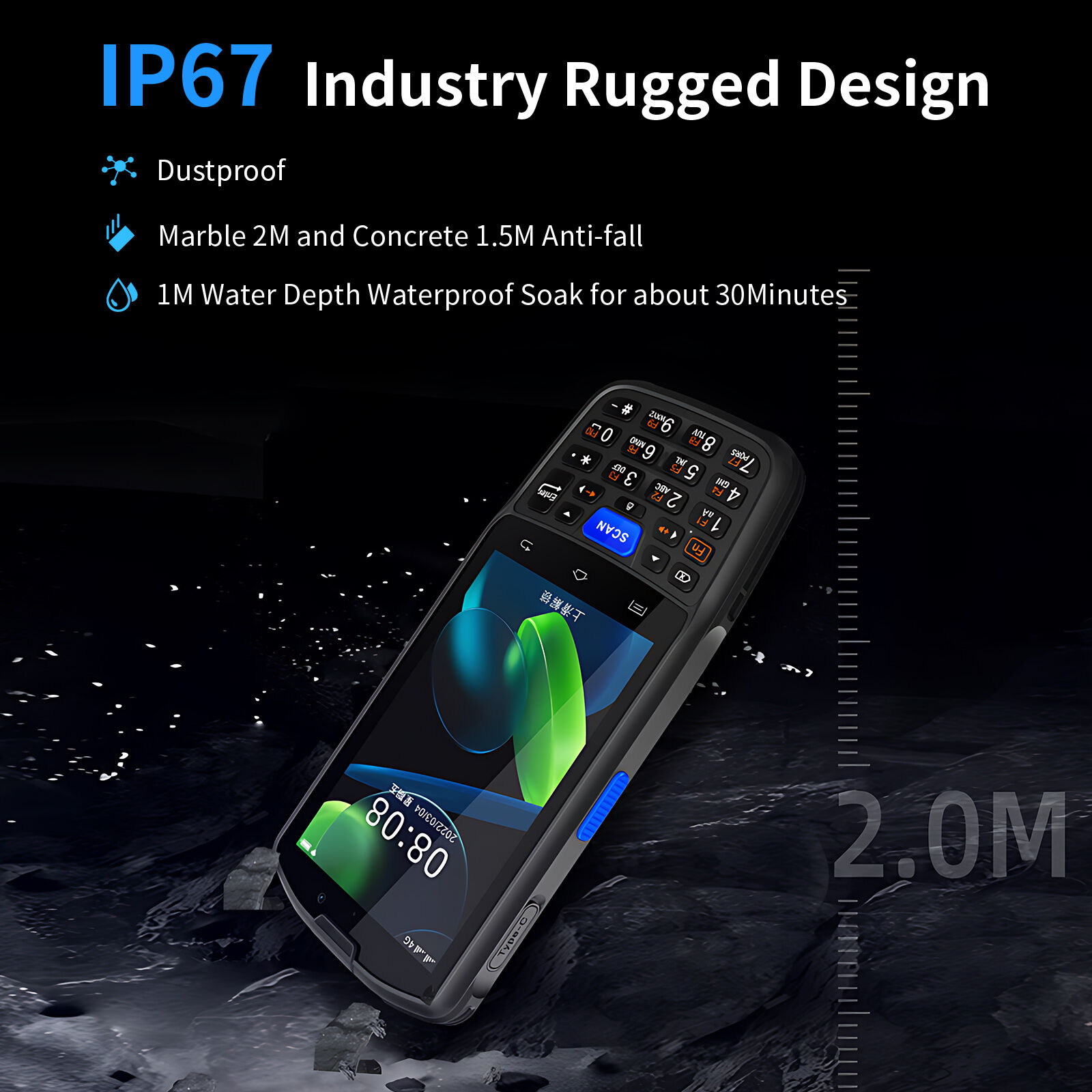 Ta13 Android Handheld 5000mah Data Collector Express Scan Code ...