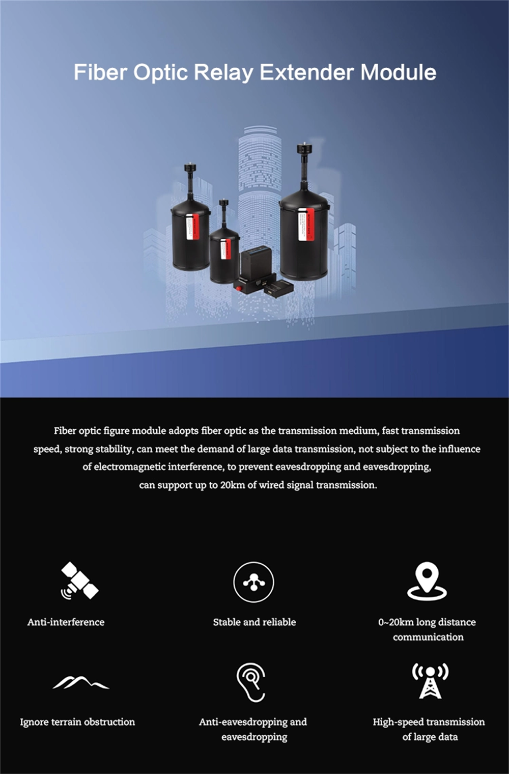 Buy China Wholesale Drone 2-kilometer Fiber Optic Image Data Module Can ...