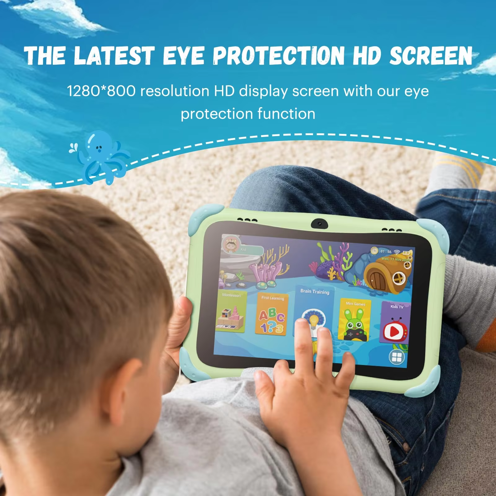 2025 14 Inch Fhd 4g Lte Slim Narrow Edge Metal Android Tablet Octa Core ...
