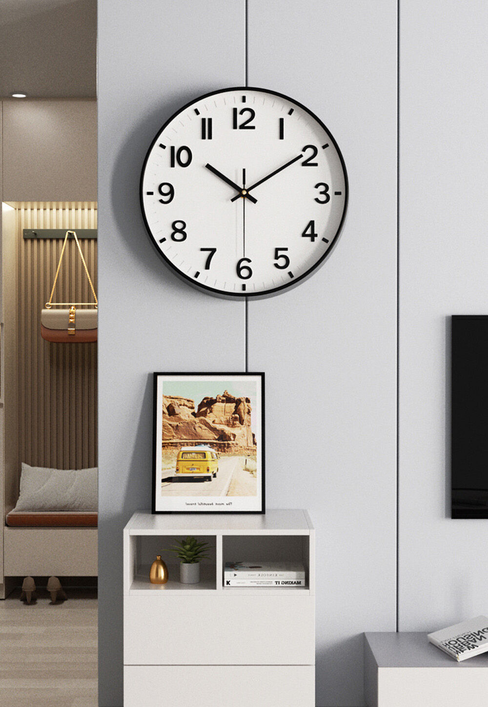 Antique Plastic Wall Clock 18 Inch Wholesale Hot Selling Big Size ...