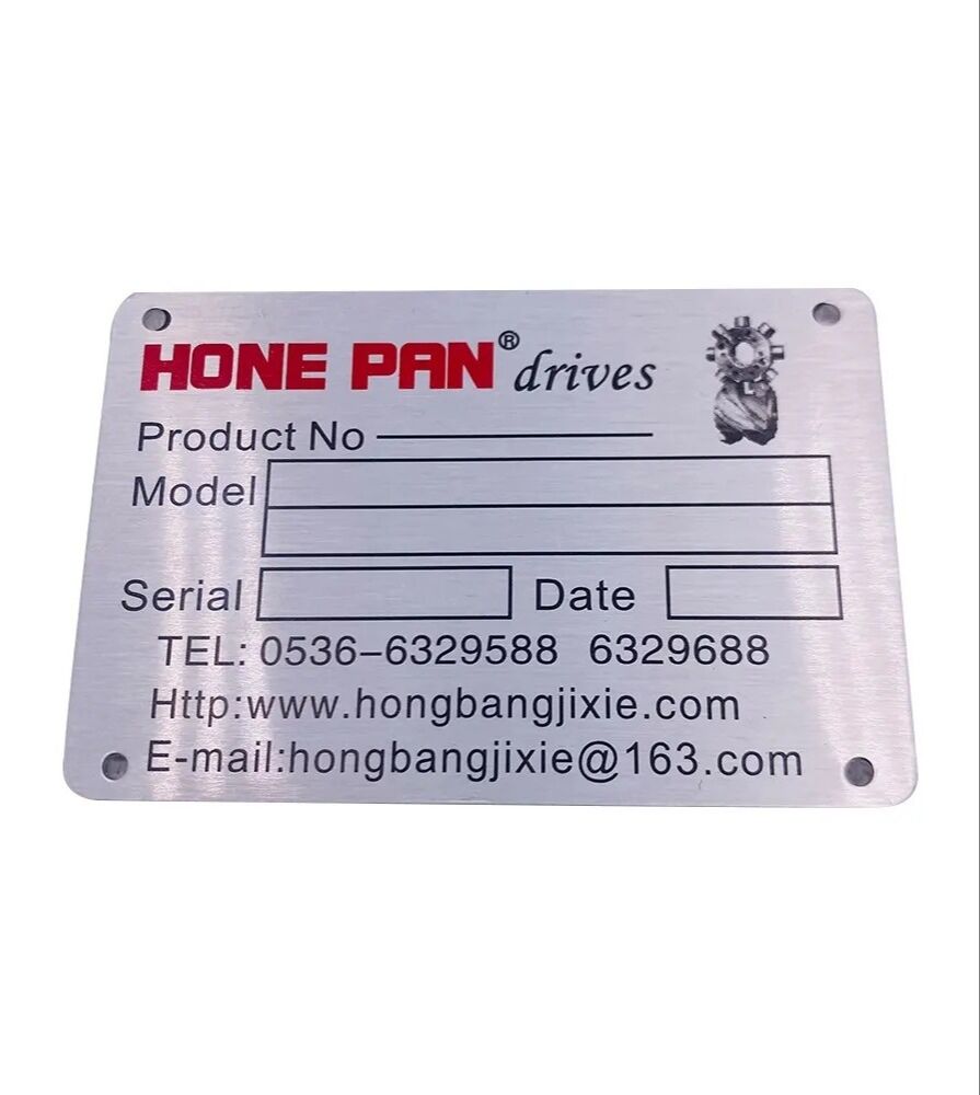 Buy China Wholesale Durable Printed Custom Nameplate Laser Metal ...