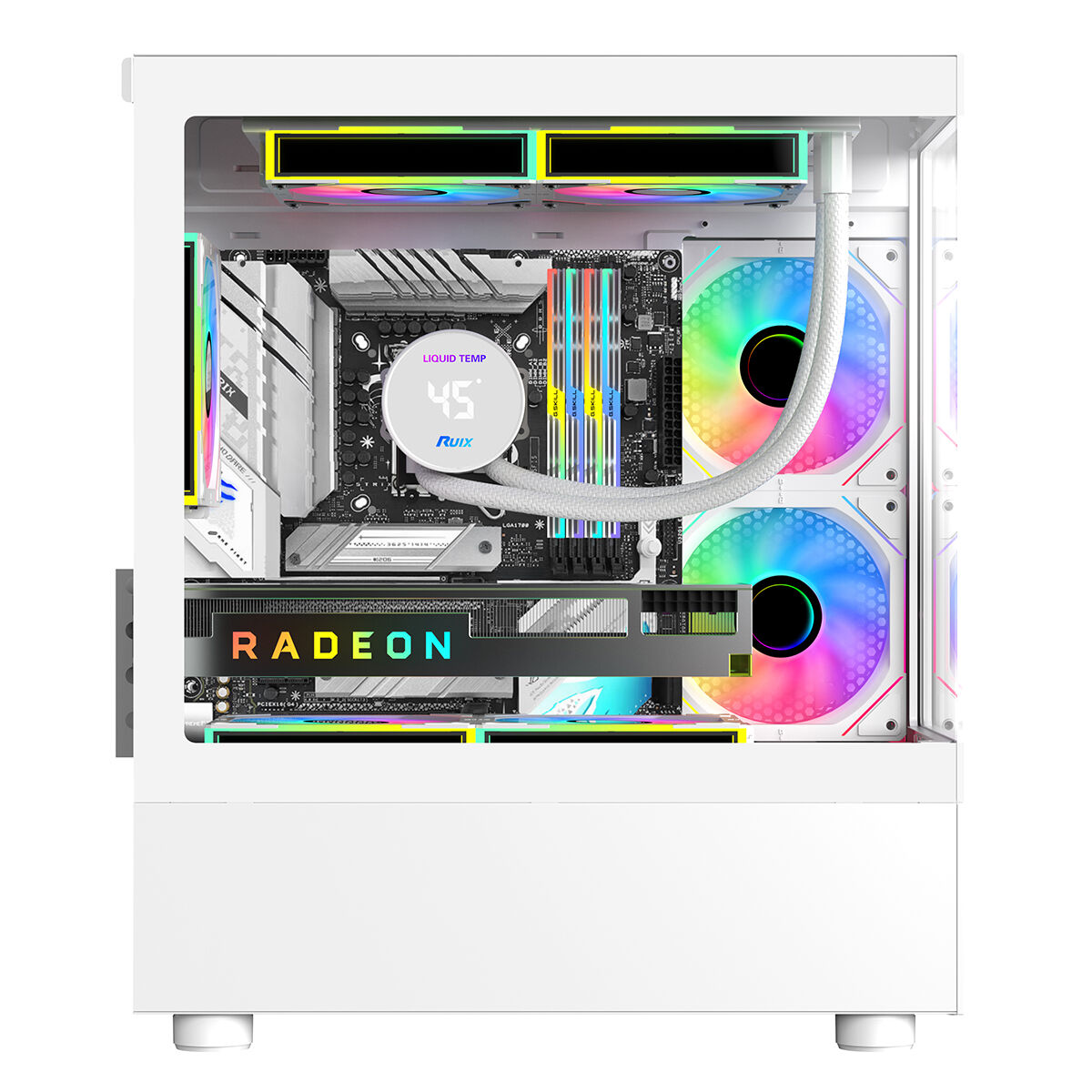 Ruix Carnival S2-white Mini Mid Size White Color Fashion Design Gaming ...