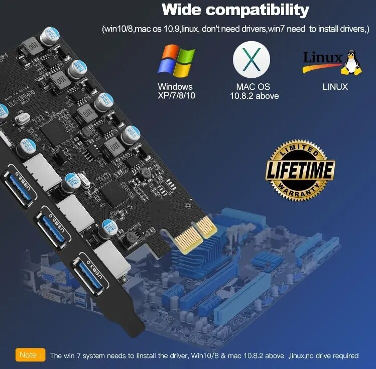 Pci-e Extension Card – Pcie Riser Adapter For Graphics Card Or ...