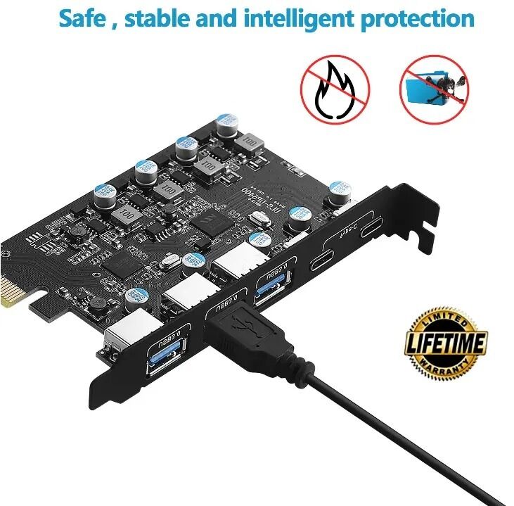 Pci-e Extension Card – Pcie Riser Adapter For Graphics Card Or ...