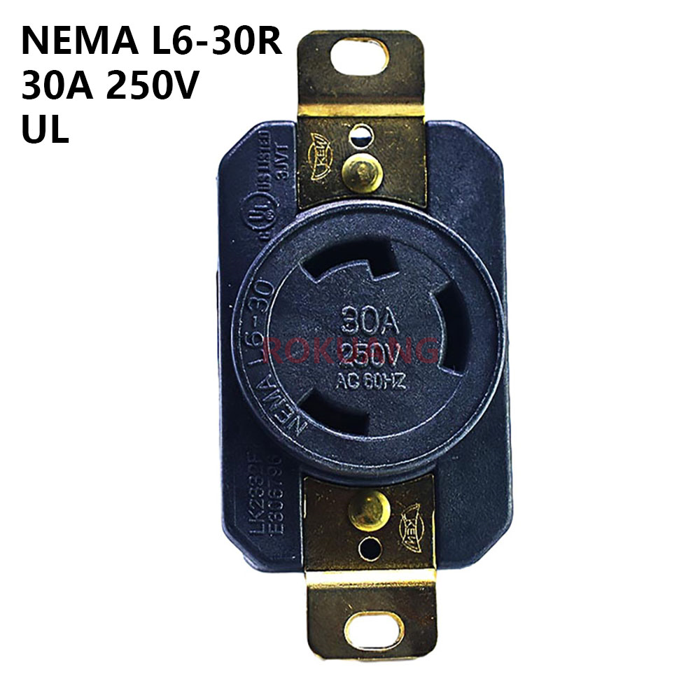 Wholsale Lk2332f Nema L6-30r 30a 250v Ul Cul American Wiring Socket Dynamo Using Outlet Canada ...
