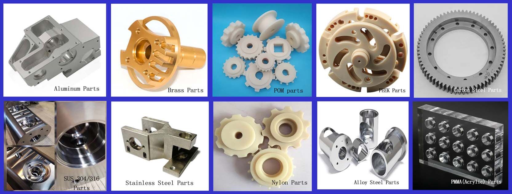 Oem Precision Cnc Machined Service Aluminum Or 304 Stainless Machinery ...