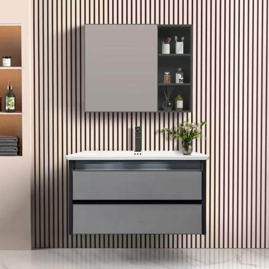 High Quality Aluminum Modern Bathroom Cabinets With Smart Mirror And ...
