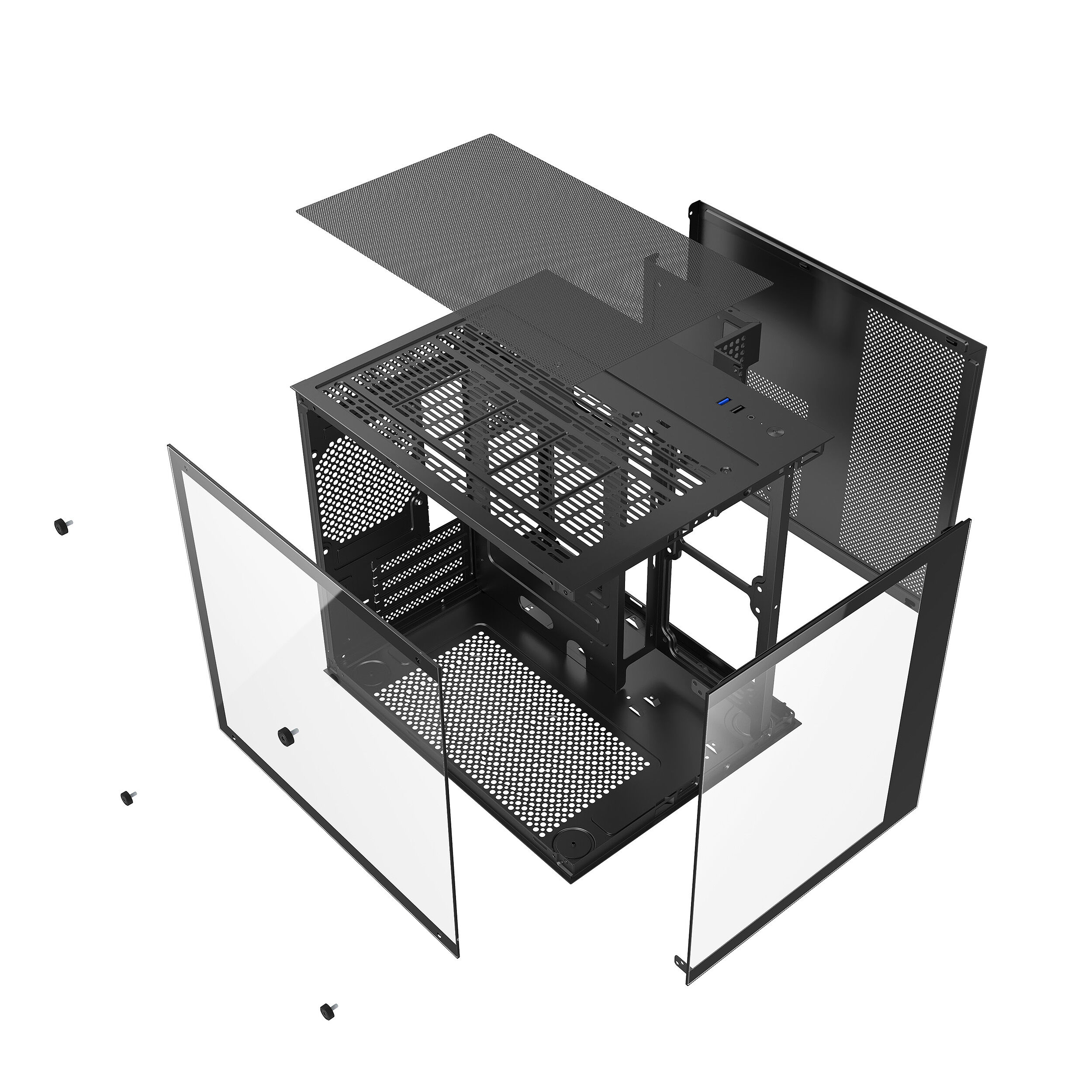 Ruix Carnival S2-white Mini Mid Size White Color Fashion Design Gaming ...