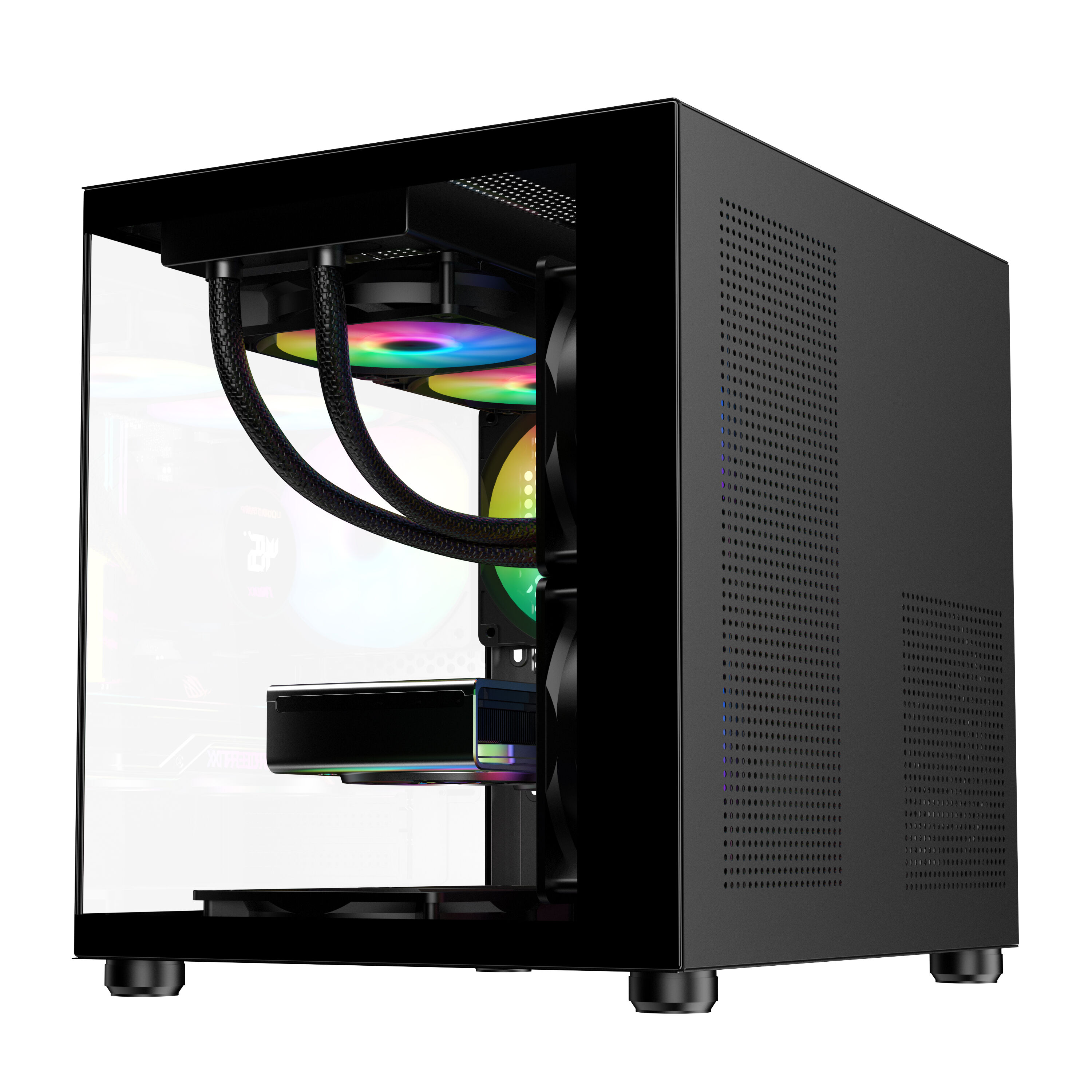 Ruix Carnival S2 Top Sale Mid Tower Cool Gaming Desktop Custom Game ...