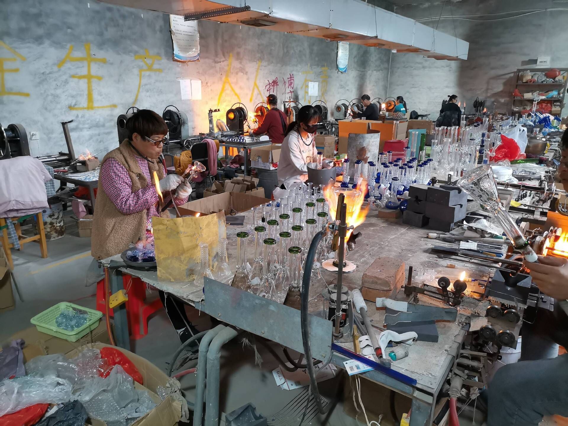 Wholesale Skull Glass Bowl 14mm 18mm Male Female Glass Water Pipe Glass ...