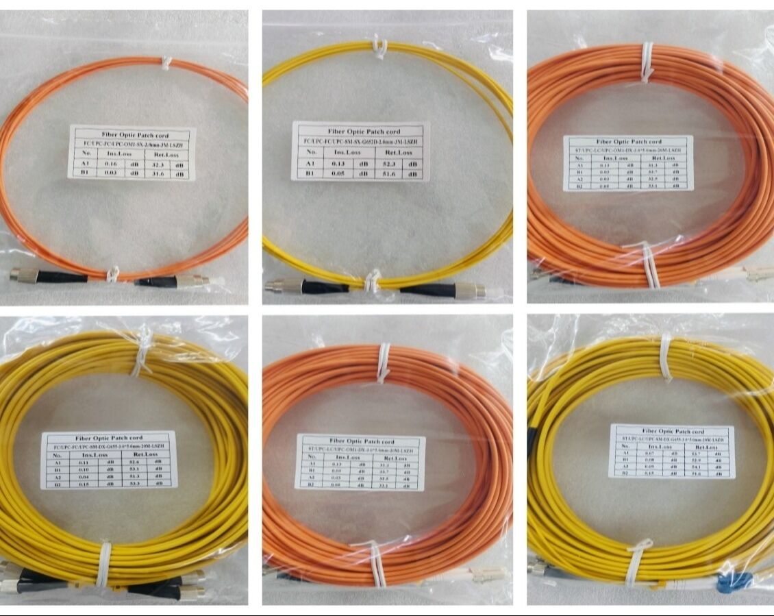 Lc/upc To Fc/upc Singlemode Fc Lc Patch Cord Terminating Fiber Optic ...
