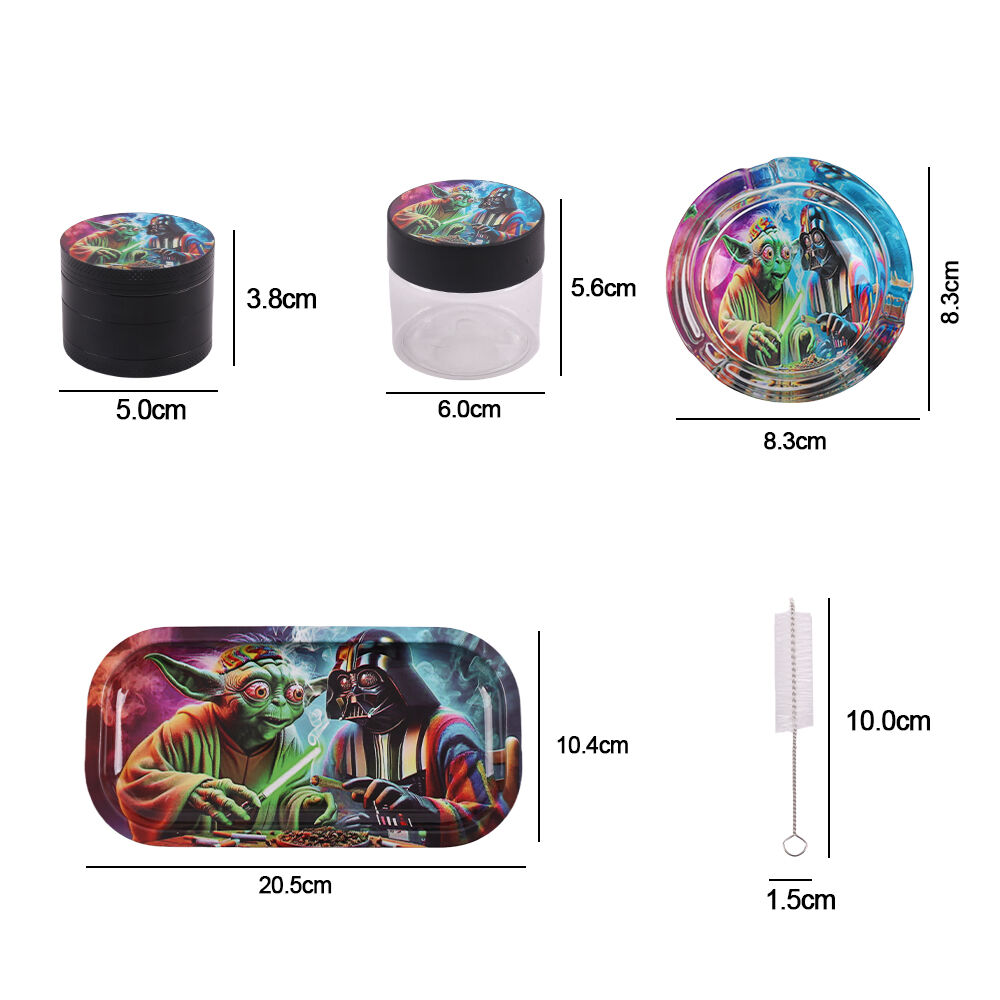 Hot Sale Custom Logo Smoking Accessories Different Patterns 11 Piece ...