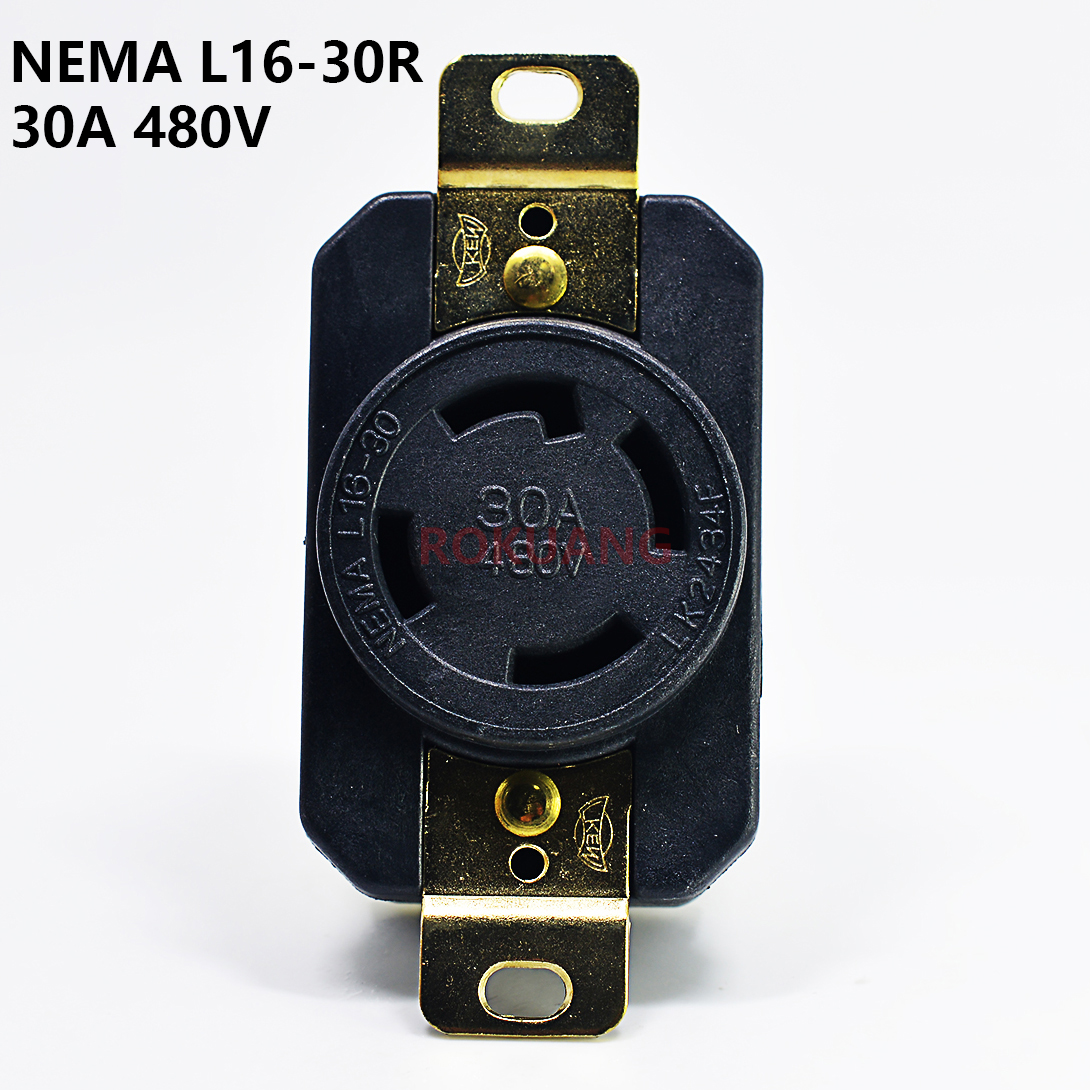 Buy China Wholesale Wholsale Lk-2434f Nema L16-30r 30a 480v American Wiring Socket Dynamo Using ...