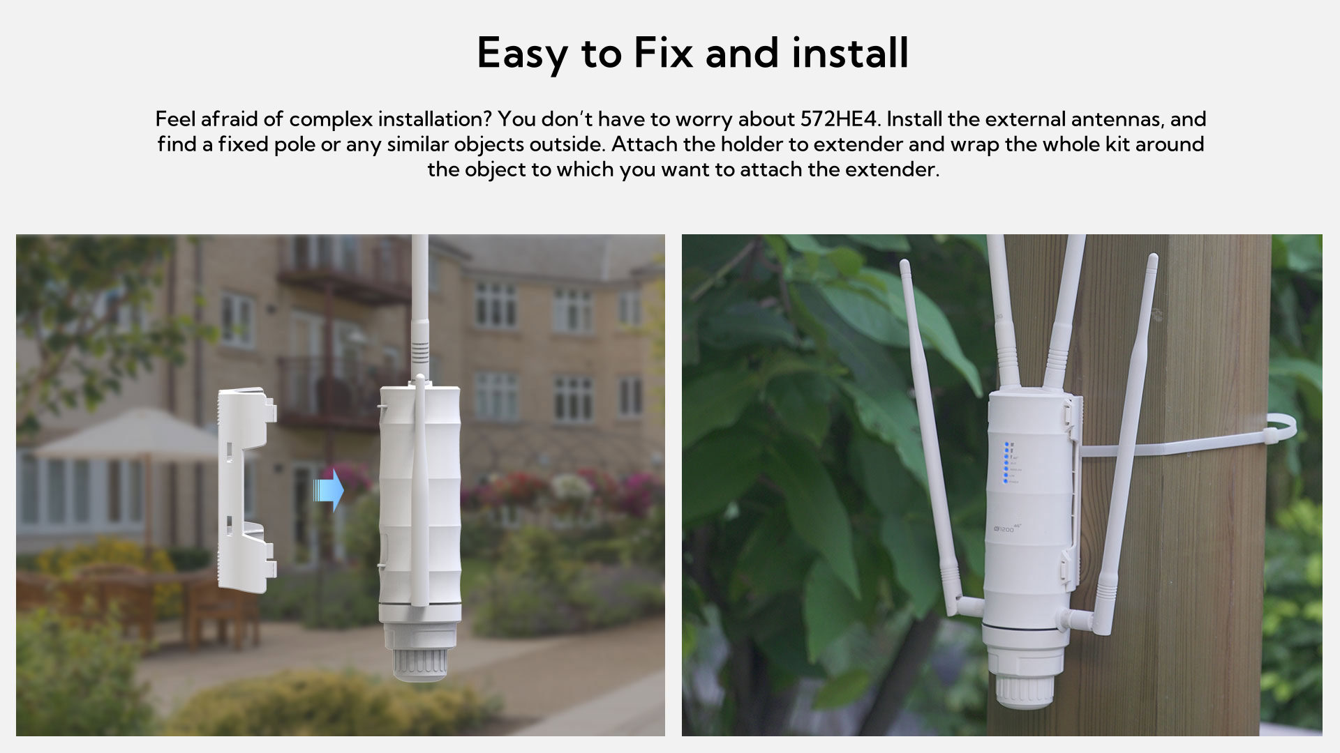 Wireless Wifi 5 Ac1200 4g Lte Outdoor Access Point Dual Band Repeater ...