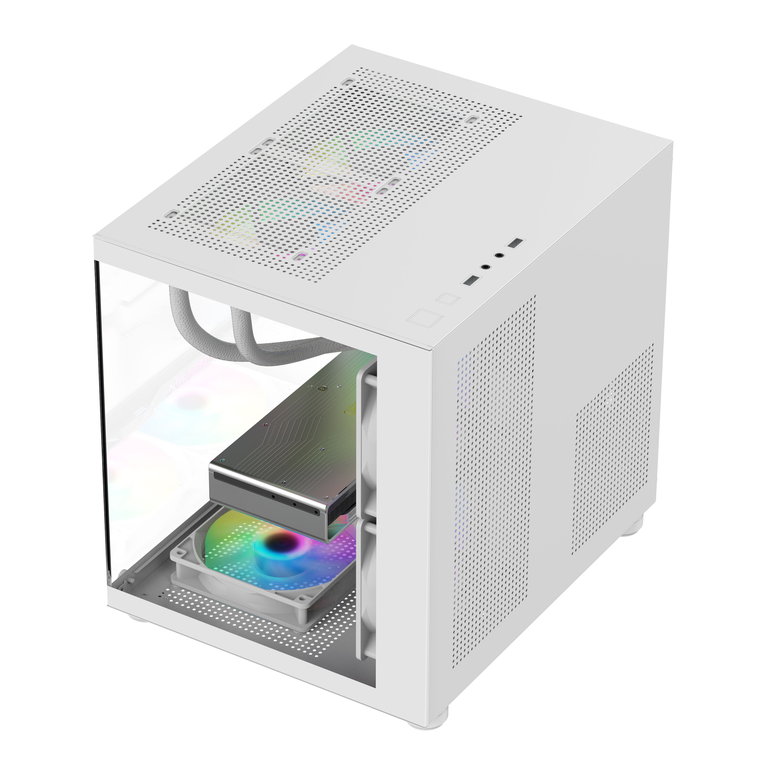 Ruix Carnival S2-white Mini Mid Size White Color Fashion Design Gaming ...