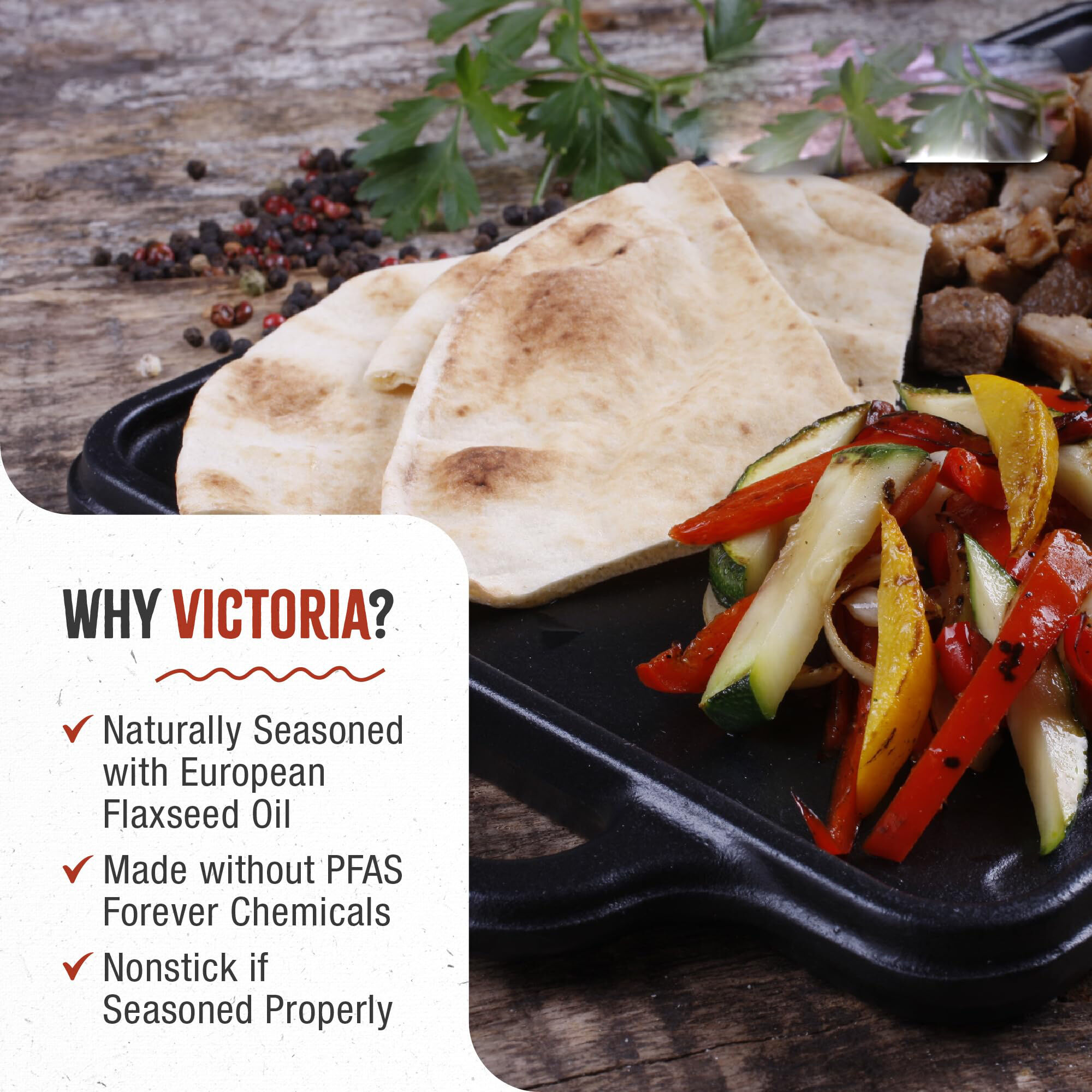 Panggangan Persegi Panjang Besi Cor Bolak-balik - Peralatan Dapur ...
