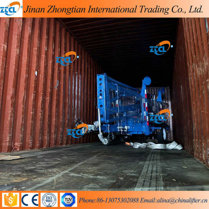 Ce 12m-24m Aerial Tracked Telescopic Spider Boom Lifter, Articulated ...