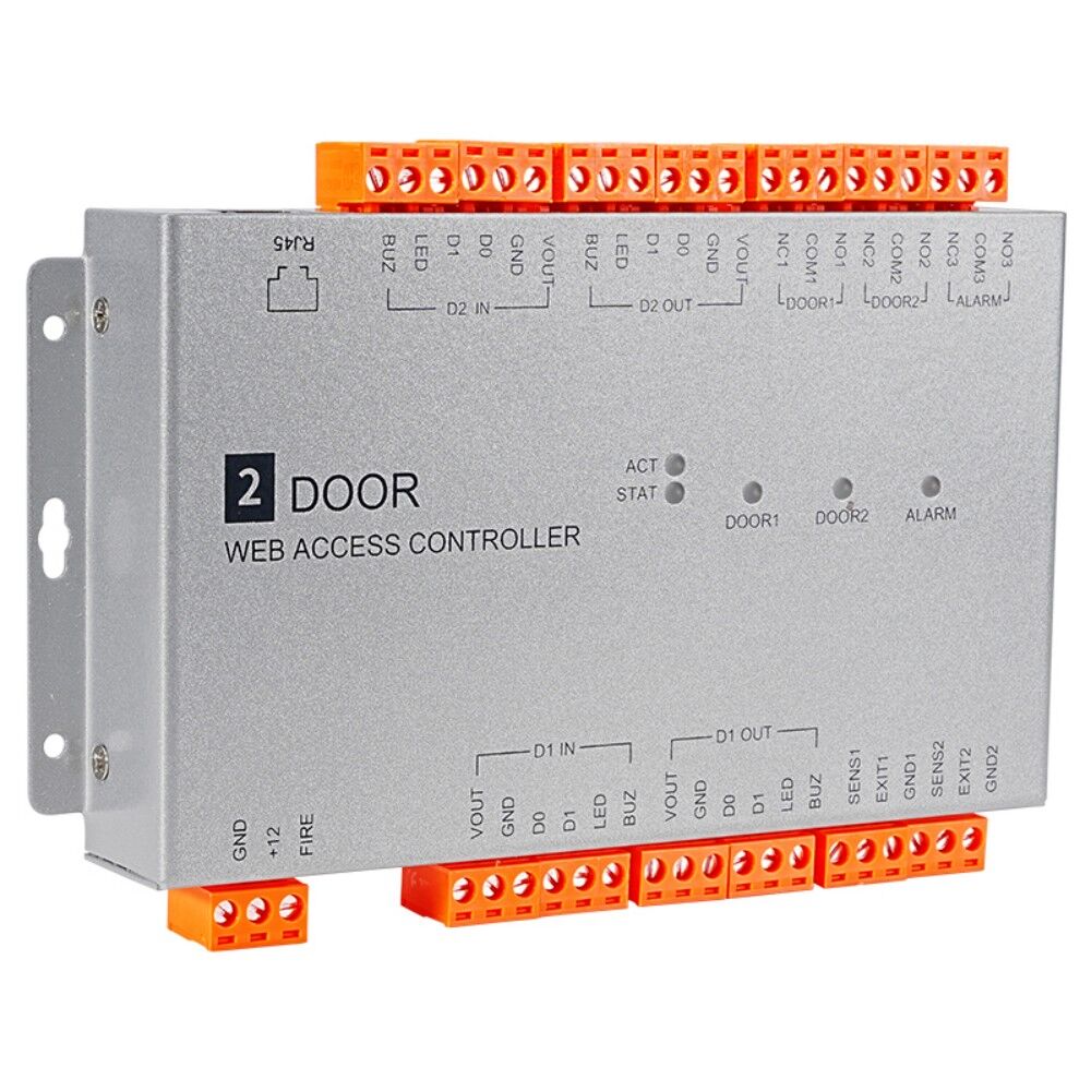 Hot Selling Tcp/ip 2 Doors Double Way Access Controller Web Based Access Control Board With ...