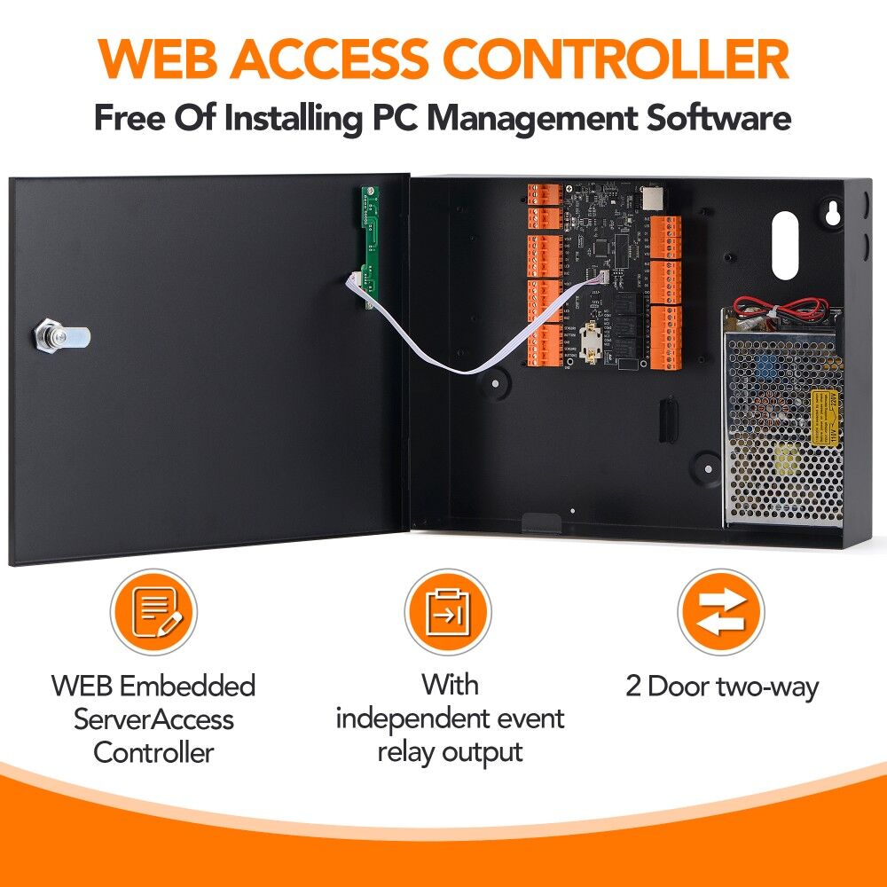 Oem/odm Factory Wiegand Two Doors Access Control Panel With Iron Box ...