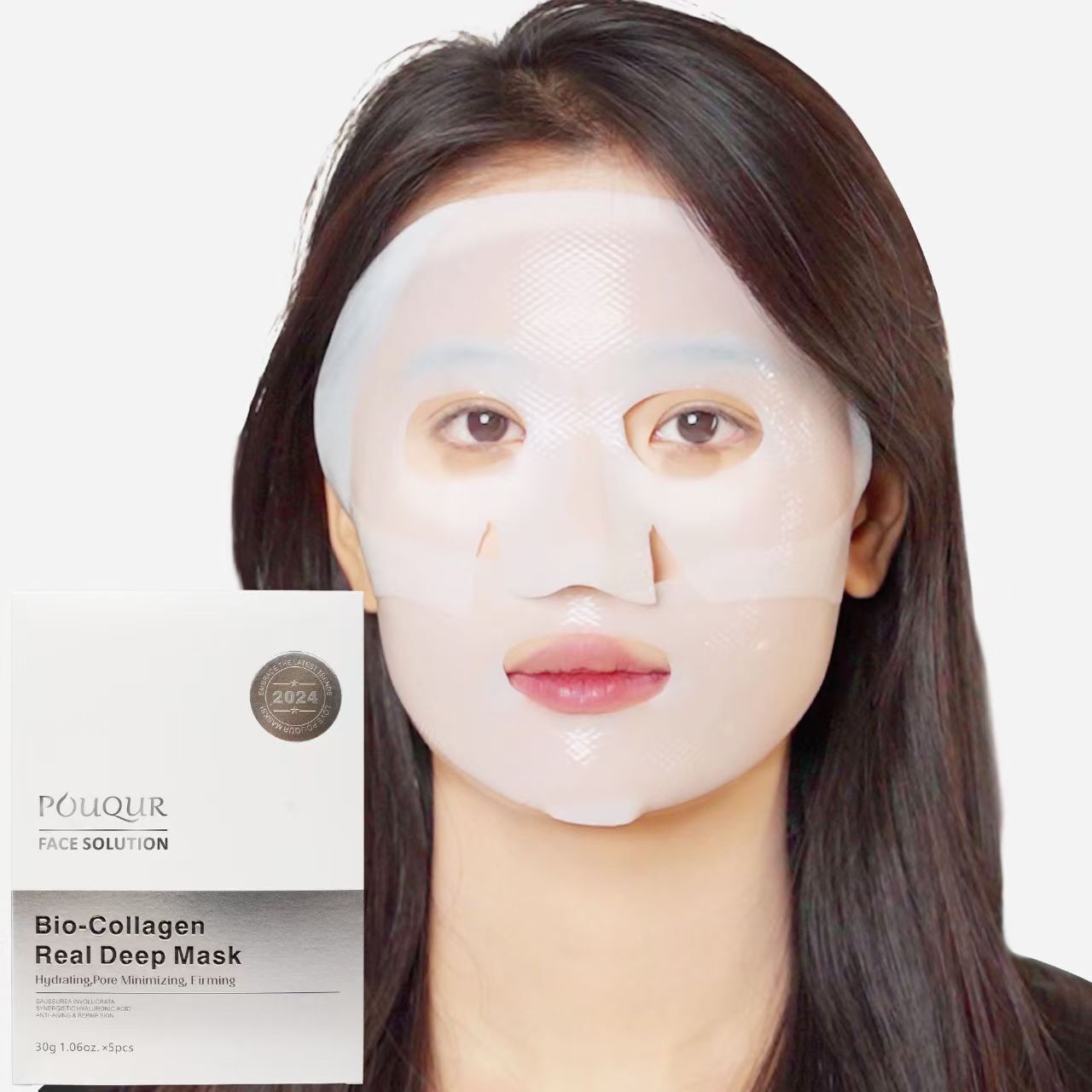Collagen Split White Staining Mask, Watery Hydrogel Mask, Hydrating ...