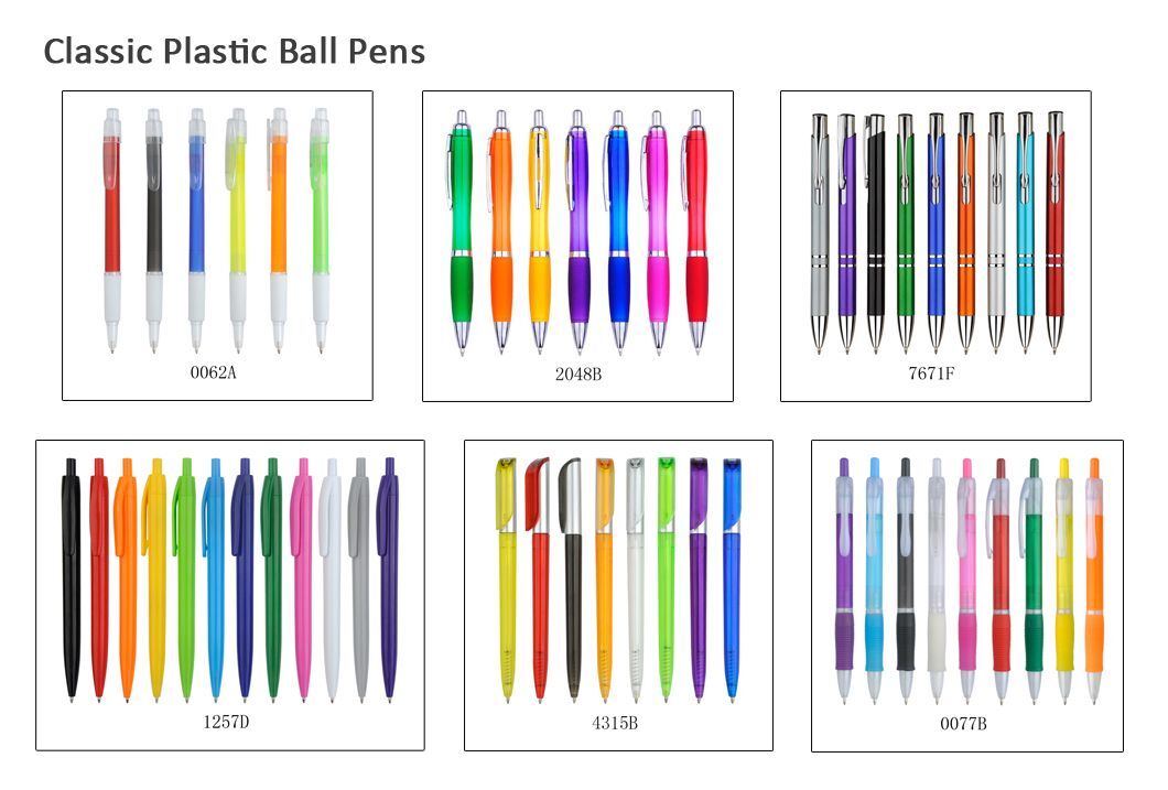 Supplier Popular Student Stationery Recycled Plastic Writing Ball Point ...