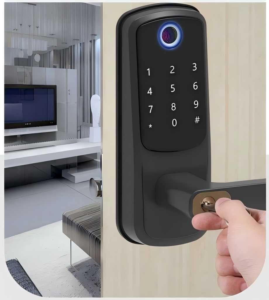 Aluminum Alloy Smart Electronic Door Key Fingerprint Password Entry ...