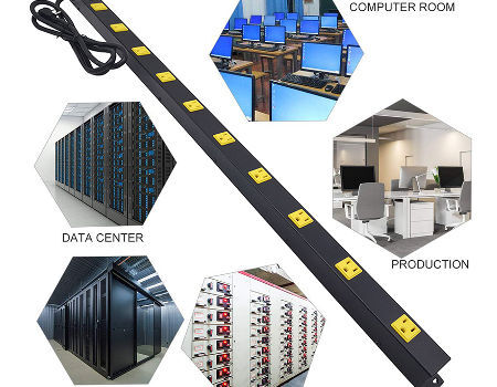 10 Ac Outlets 1000j Surge Protection Extension Switch Power Socket ...