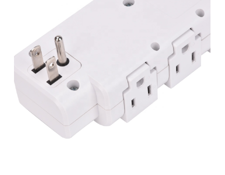 Us 6 Outlets Power Strip Surge Protection 1020j Indicator Rotating ...