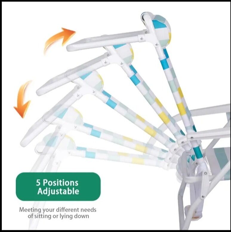 Factory Promotion Adjustable 5 Position Reclining Portable Aluminum ...