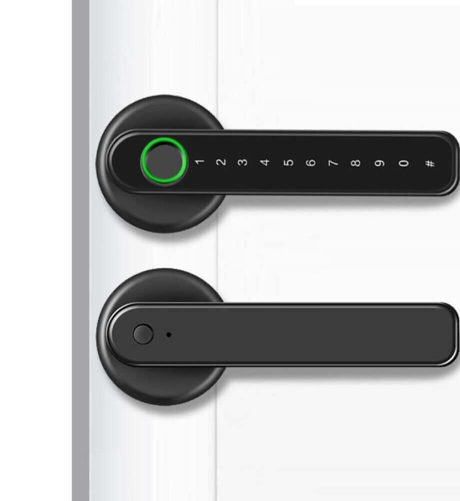 Evergood Fingerprint Password Smart Lock Zinc Alloy Electronic Door ...