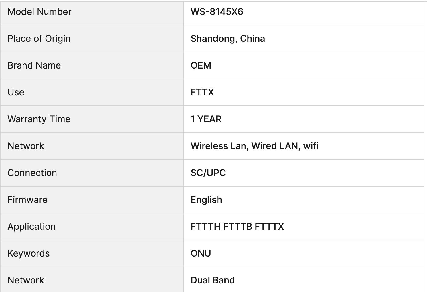 Factory Direct High Quality China Wholesale High Quality Hot Sale Fttx ...