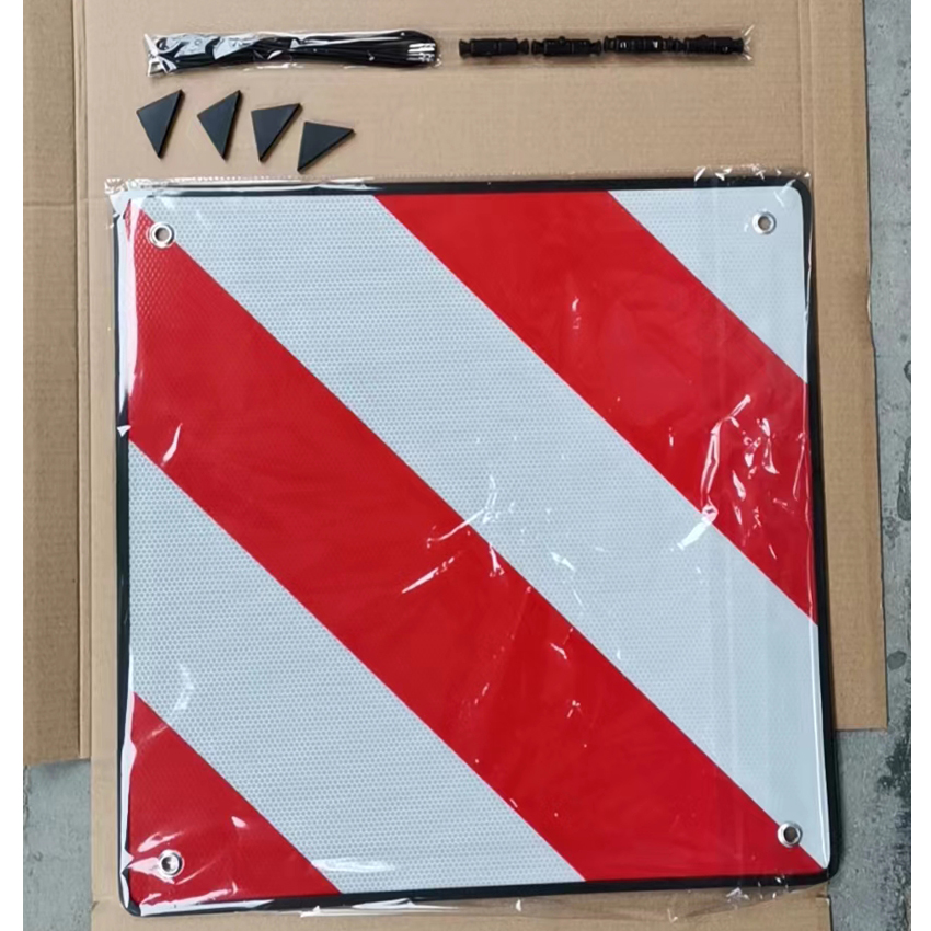50*50 Cm High Reflection Truck Reflector Aluminum Warning Safety Sign ...