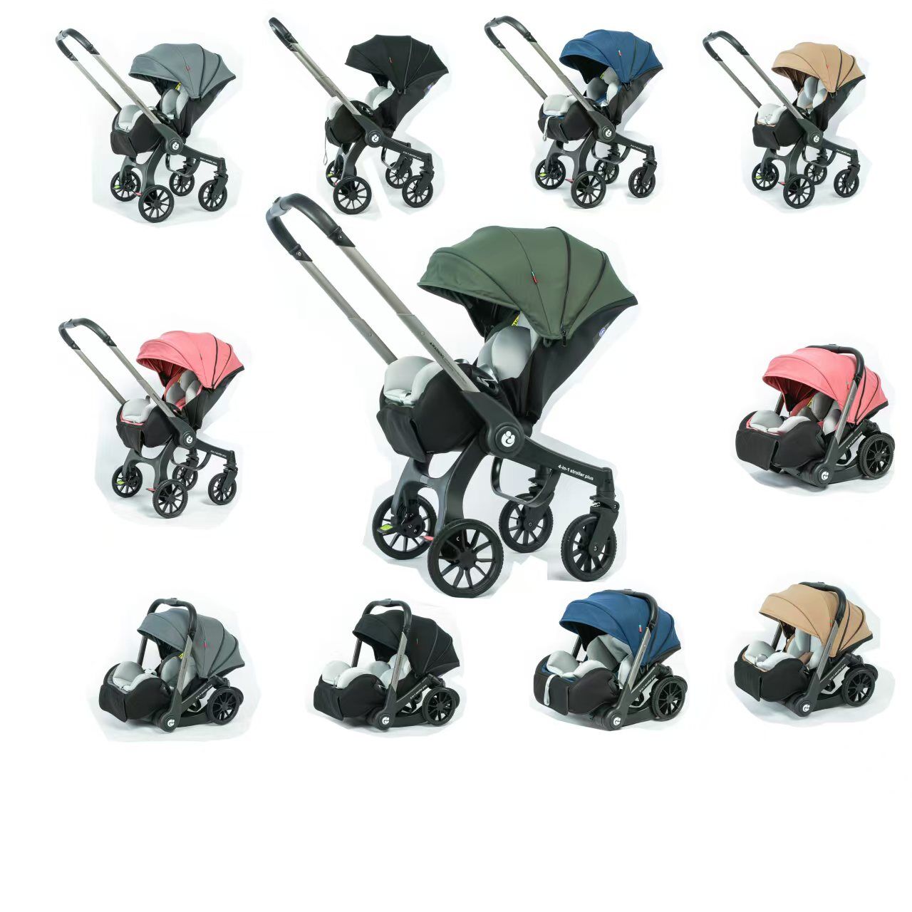 Factory Direct High Quality China Wholesale Baby Stroller 4in 1 With ...