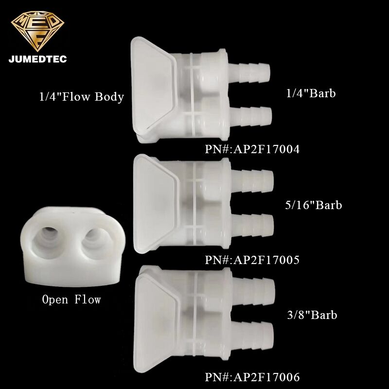 Pom/epdm Black 3/8" Hose Barb Tube Connector Plastic Panel Mount Quick ...