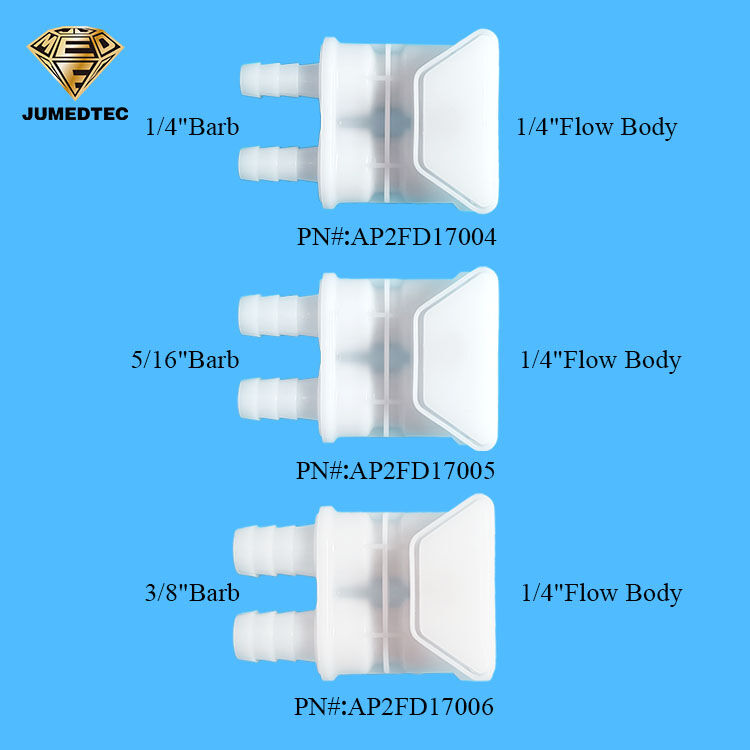 Pom/epdm Black 3/8" Hose Barb Tube Connector Plastic Panel Mount Quick ...