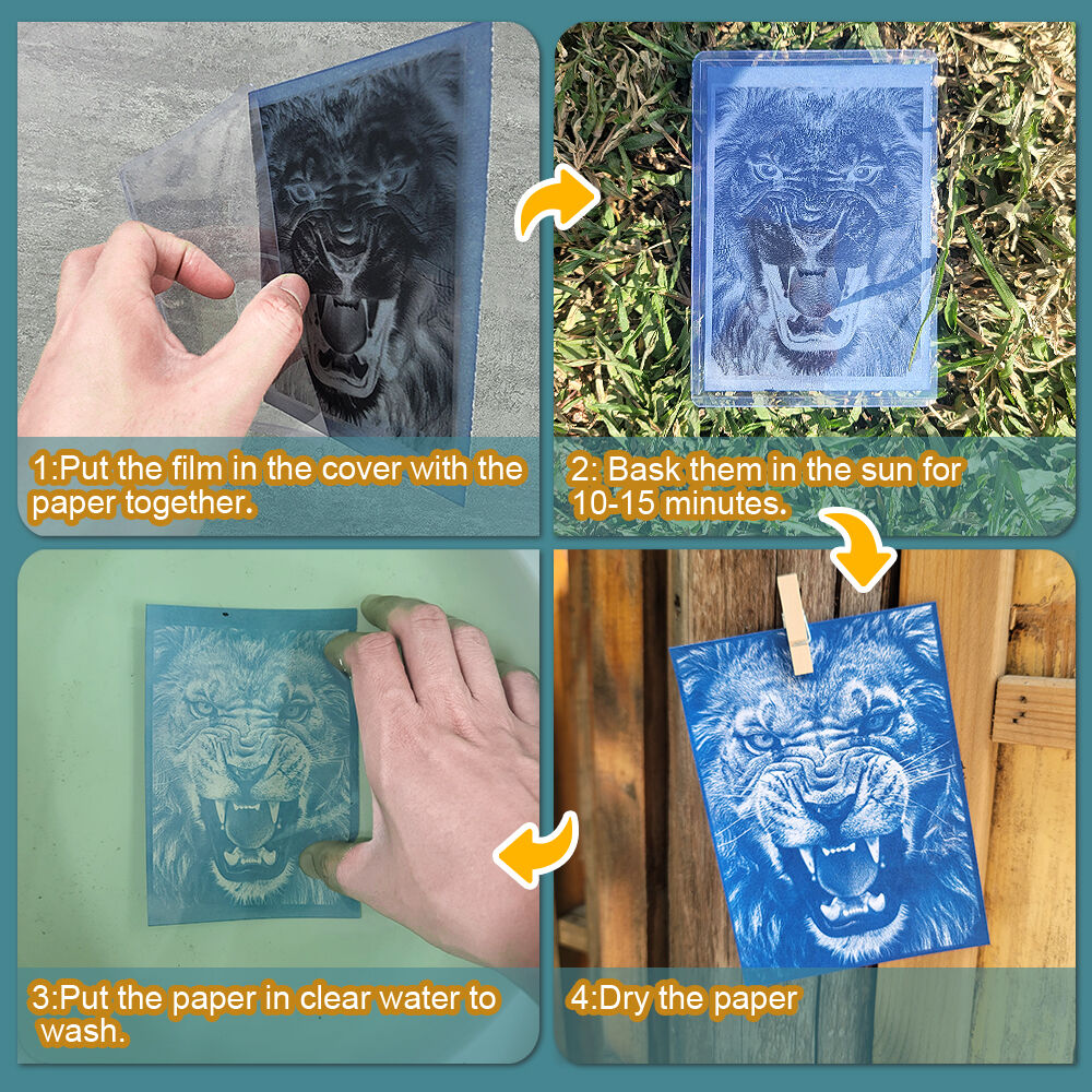 A4/a5/a6 Size Cyanotype Papers (sun Printing Papers): Available For ...