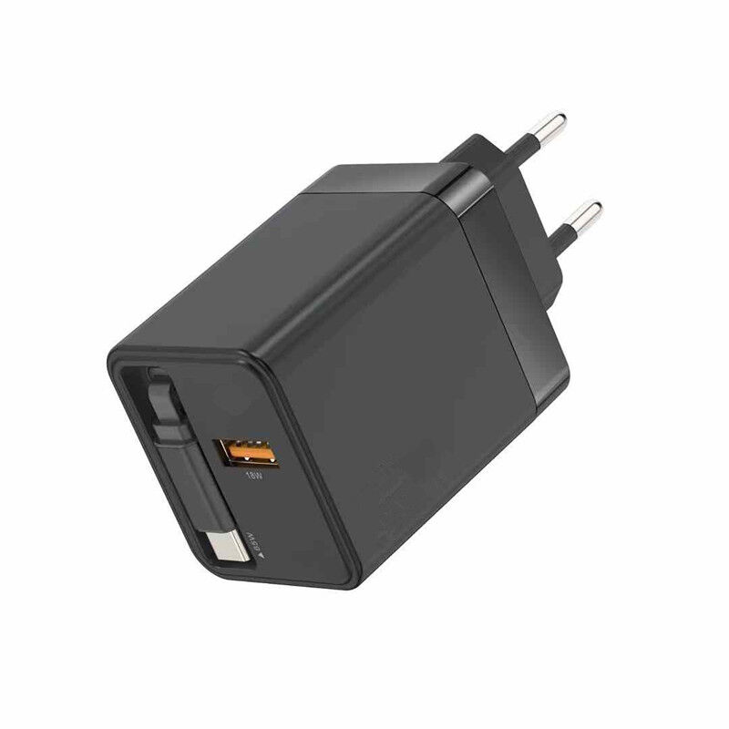 Wholesale Price 40w Fast Charger With Retractable Cable Travel Adapter ...