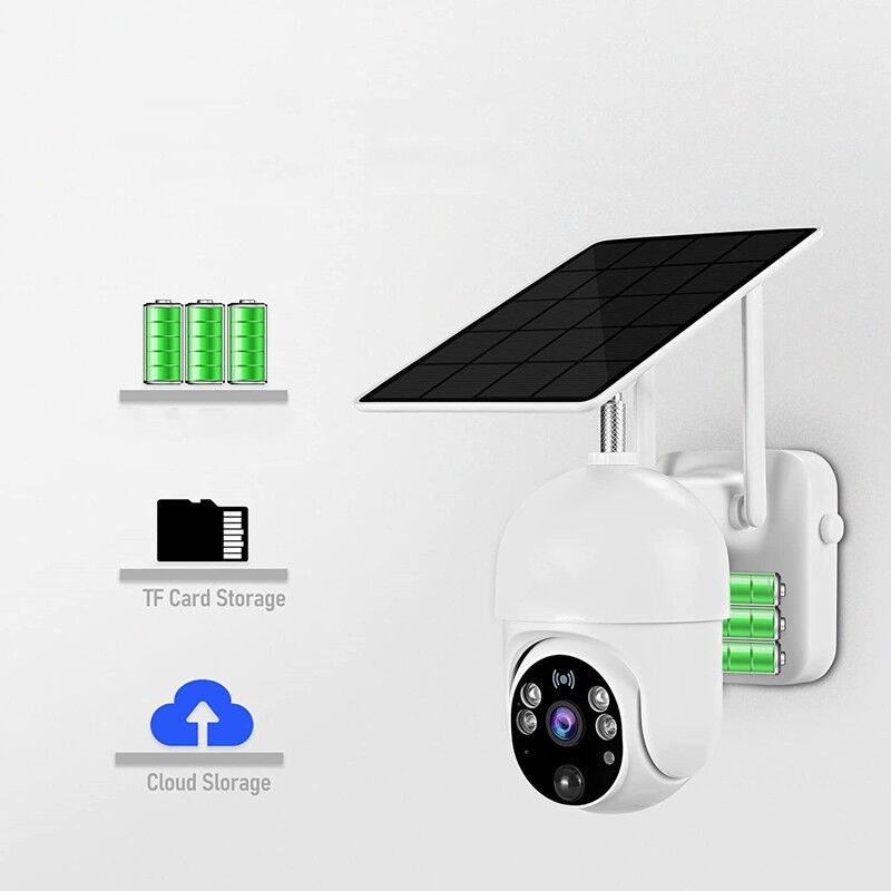Ubox Dual Lens 10x Optical Zoom 6mp Solar Powered Security Camera ...