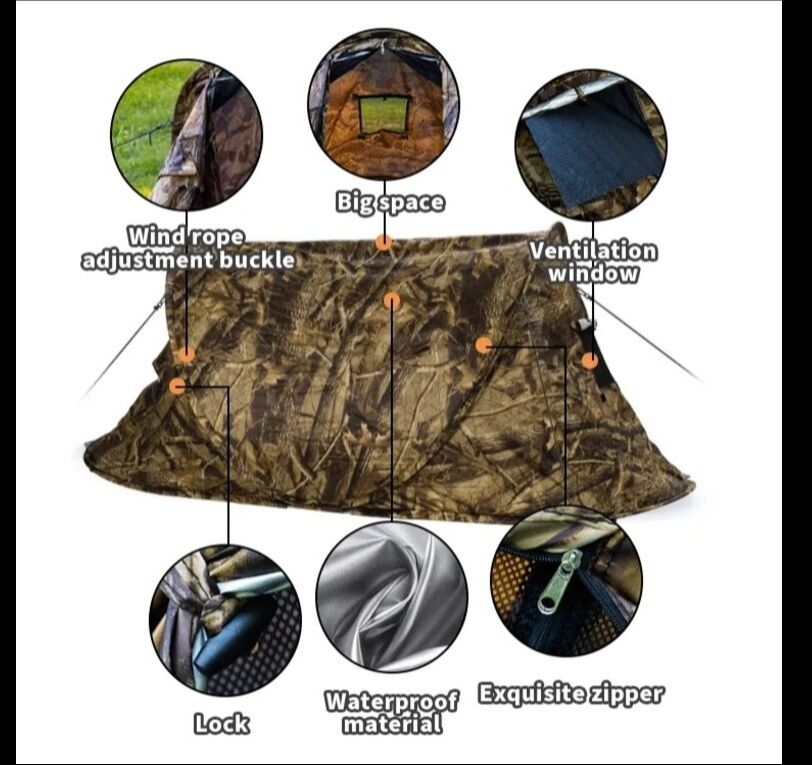 New Arrival Foldable Pop Up Camouflage Patterns Camping Tent ...