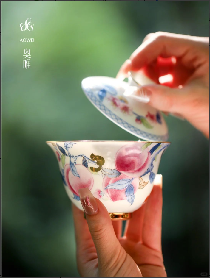 Peach Blossom Tea Sets For Home Or Office - Expore China Wholesale Tea ...