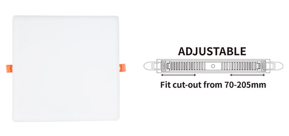 Wholesale Square Aluminum Adjustable 9w 18w 24w 36w Recessed Smd ...