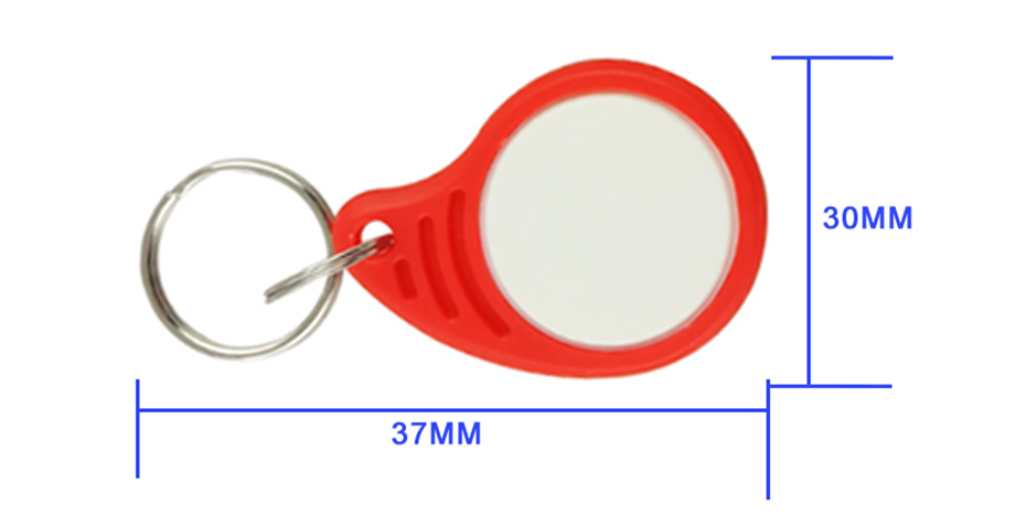 Waterproof Rewritable Id Keyfob Tag 125khz Rfid Keychain For Access ...