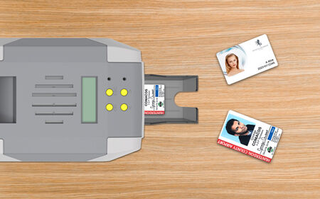 600dpi Printing Seaory S28 Double Side Rfid Magnetic Business Loyalty ...